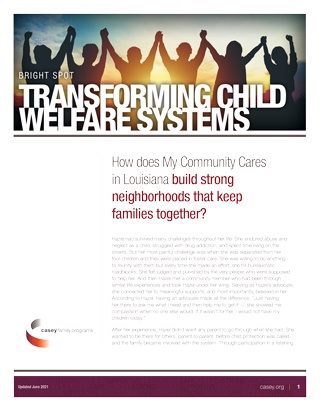 My Community Cares – Casey Family Programs