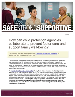 Prevention Collaboration – Casey Family Programs